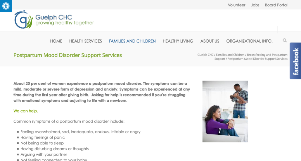 Postpartum Mood Disorders - Family Midwifery Care of Guelph